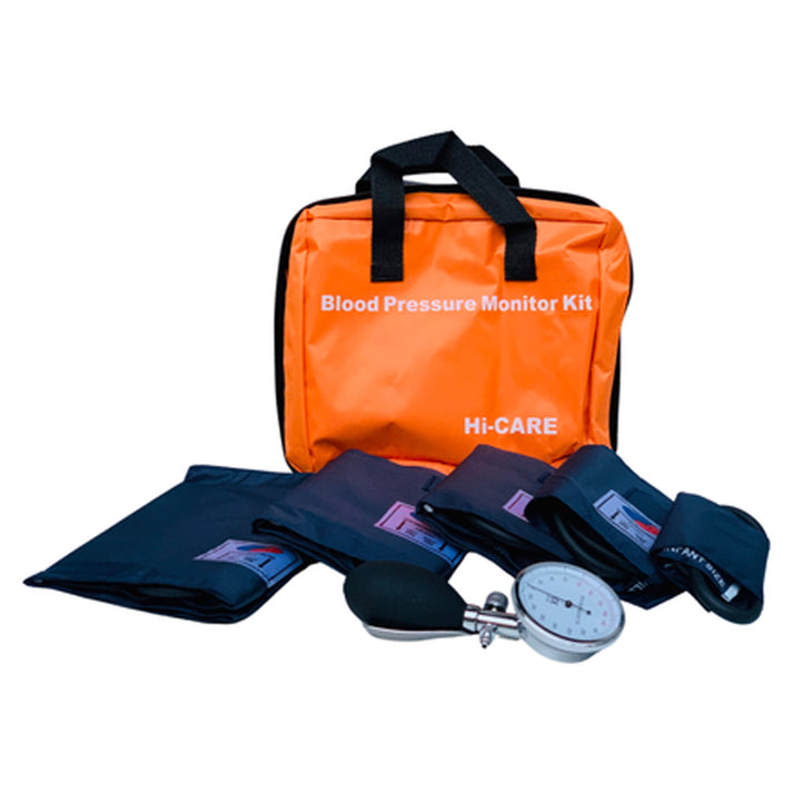 Revised Aneroid Palm BP Meter with 5 Cuff Set for Accurate Blood ...